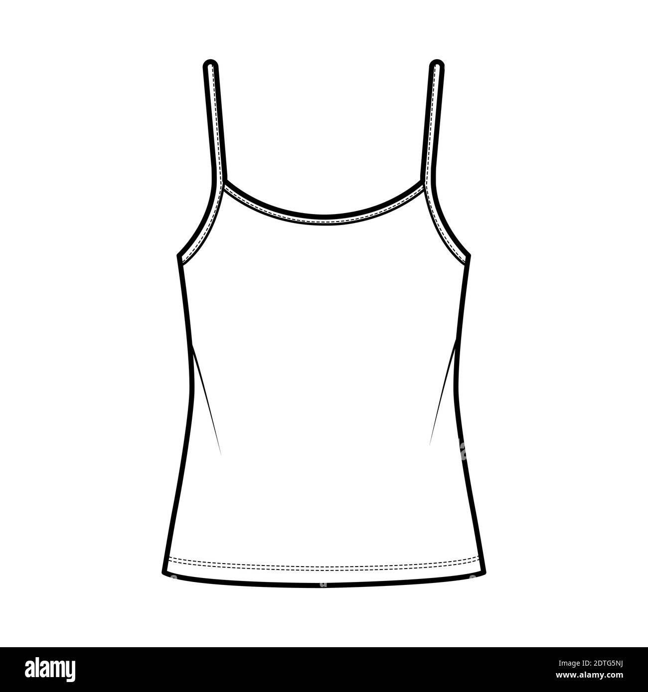Technical fashion drawing top hi-res stock photography and images - Alamy