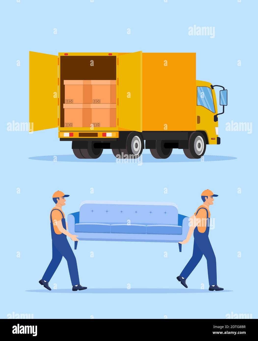 Sofa van Stock Vector Images - Alamy