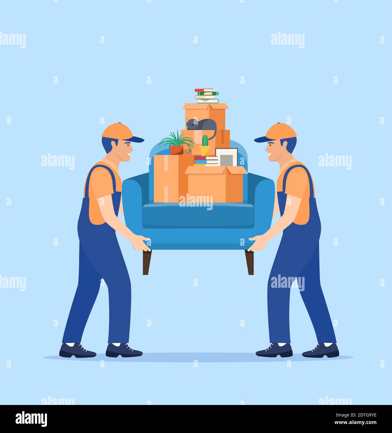 Couch moving Stock Vector Images - Alamy