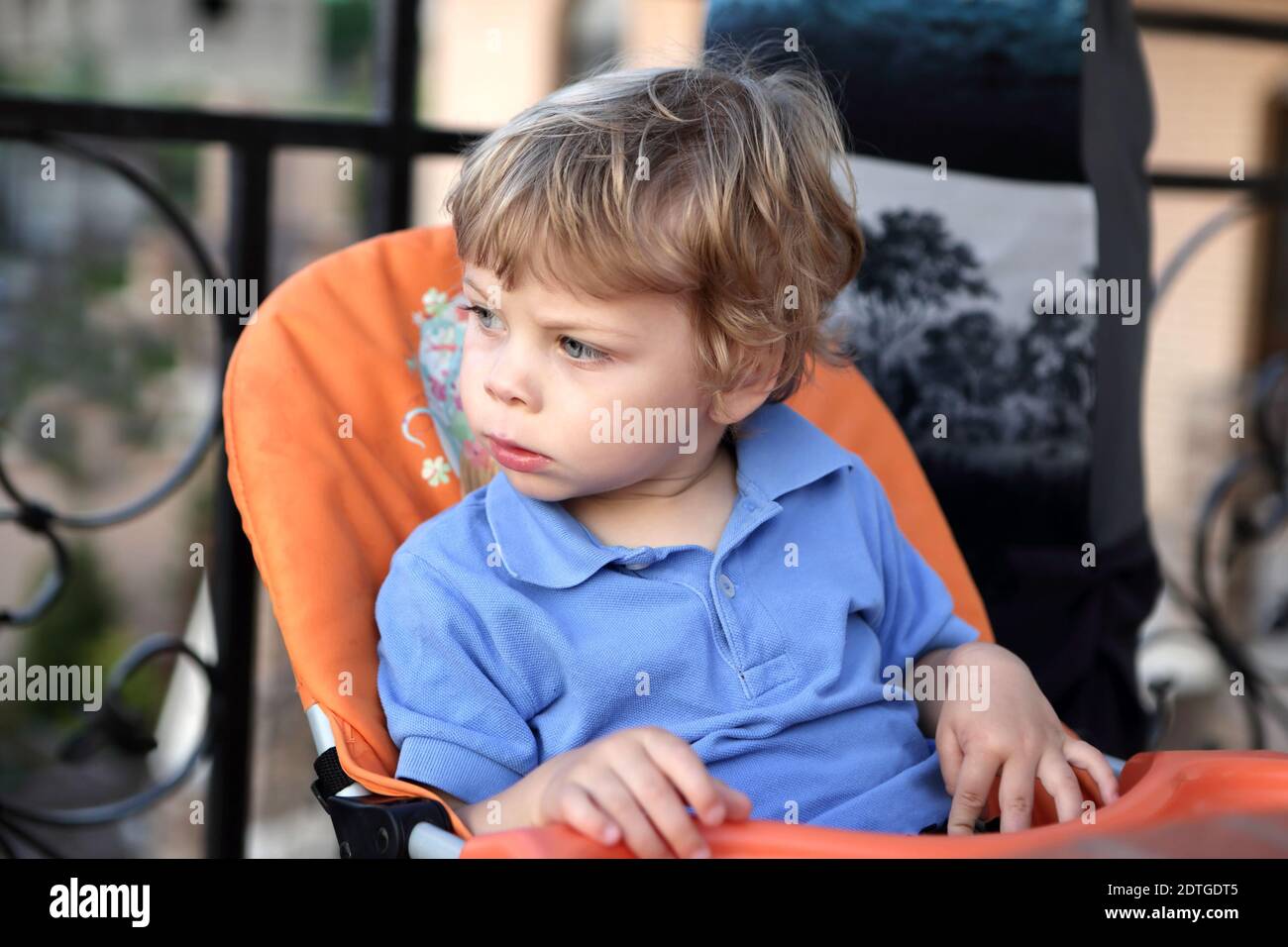 Boy thinking dinner hi-res stock photography and images - Alamy