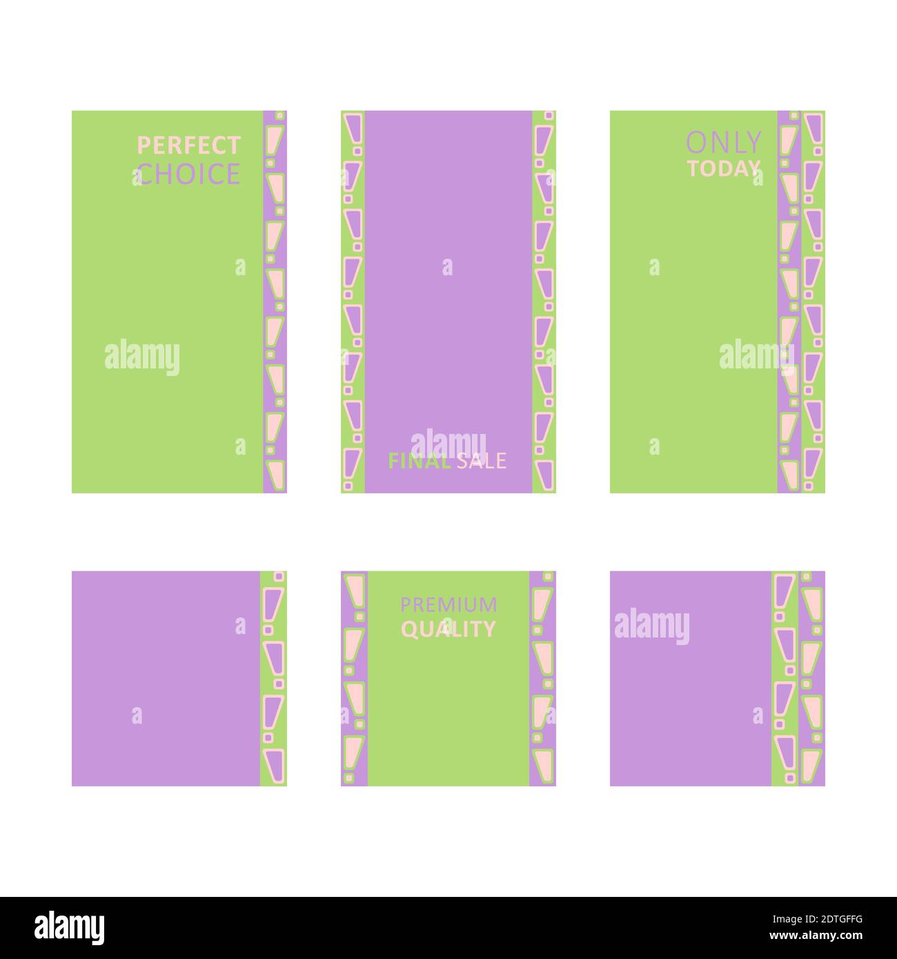 Modern decorative vector frames. Editable design templates for web ...