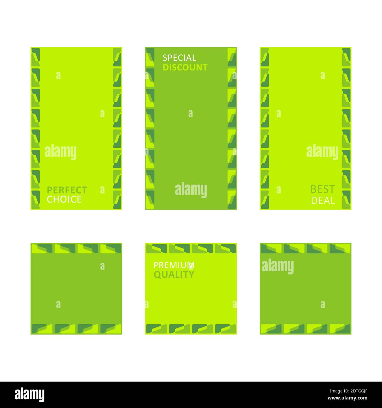 Modern decorative vector frames. Editable design templates for web ...