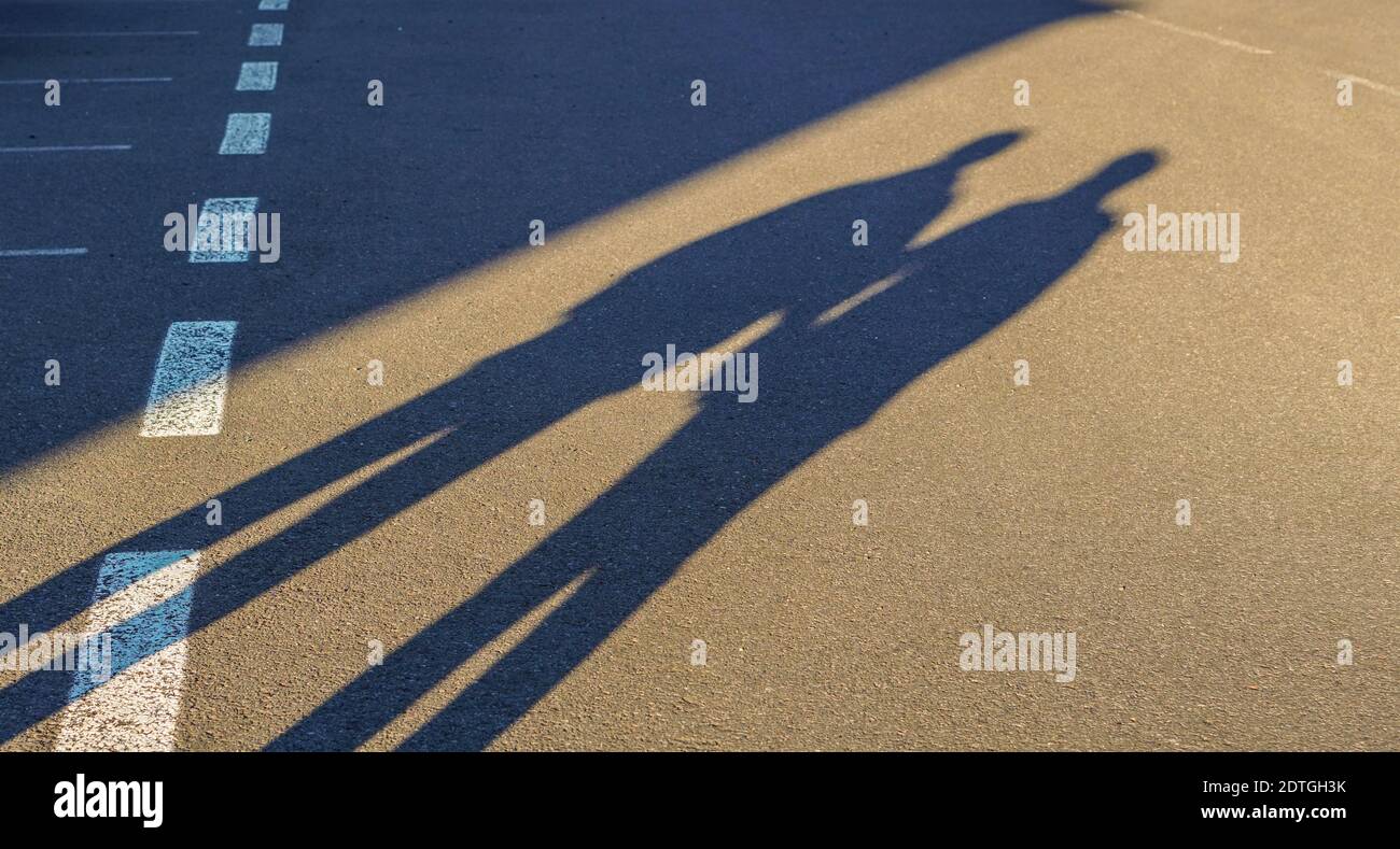 Couple Romantic Hand Holding Shadow High Resolution Stock Photography ...