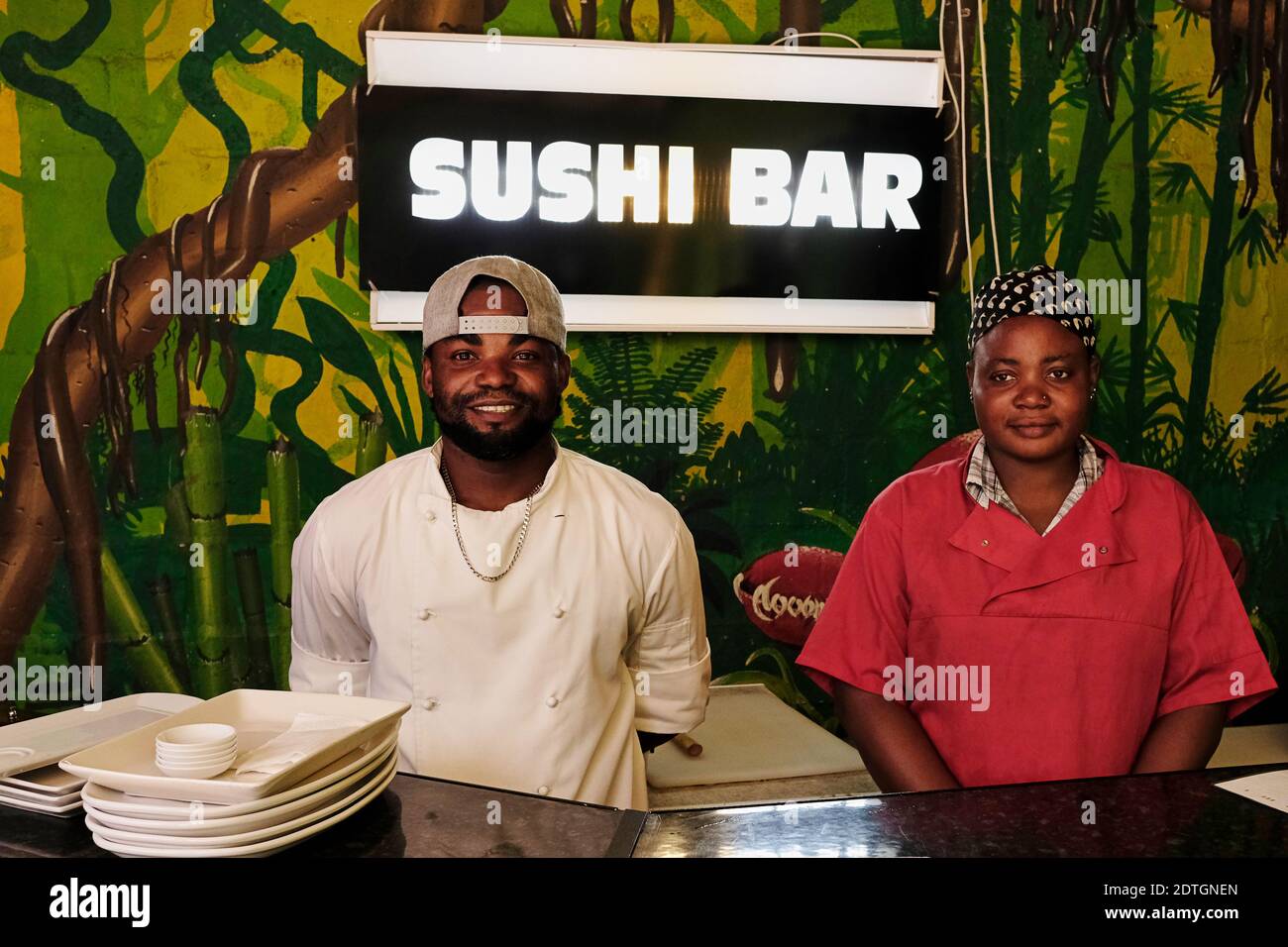 Owners and chefs Shindani Munene (Patrick) and Magloire Musunda ...