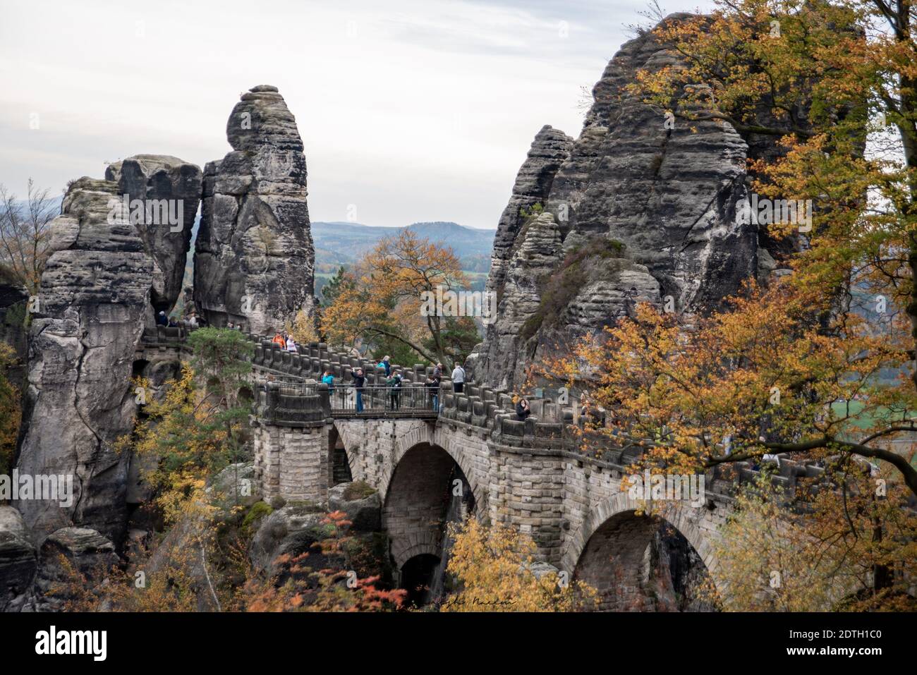 View Of Arch Bridge Stock Photo - Alamy