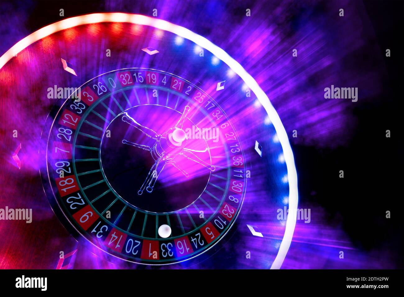 Roulette wheel close up at the Casino - Selective Focus Stock Photo - Alamy
