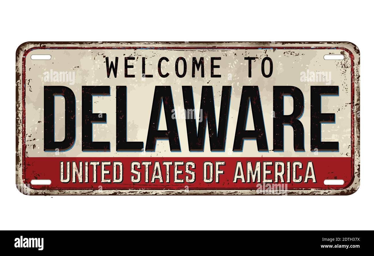 Welcome to delaware sign hi-res stock photography and images - Alamy