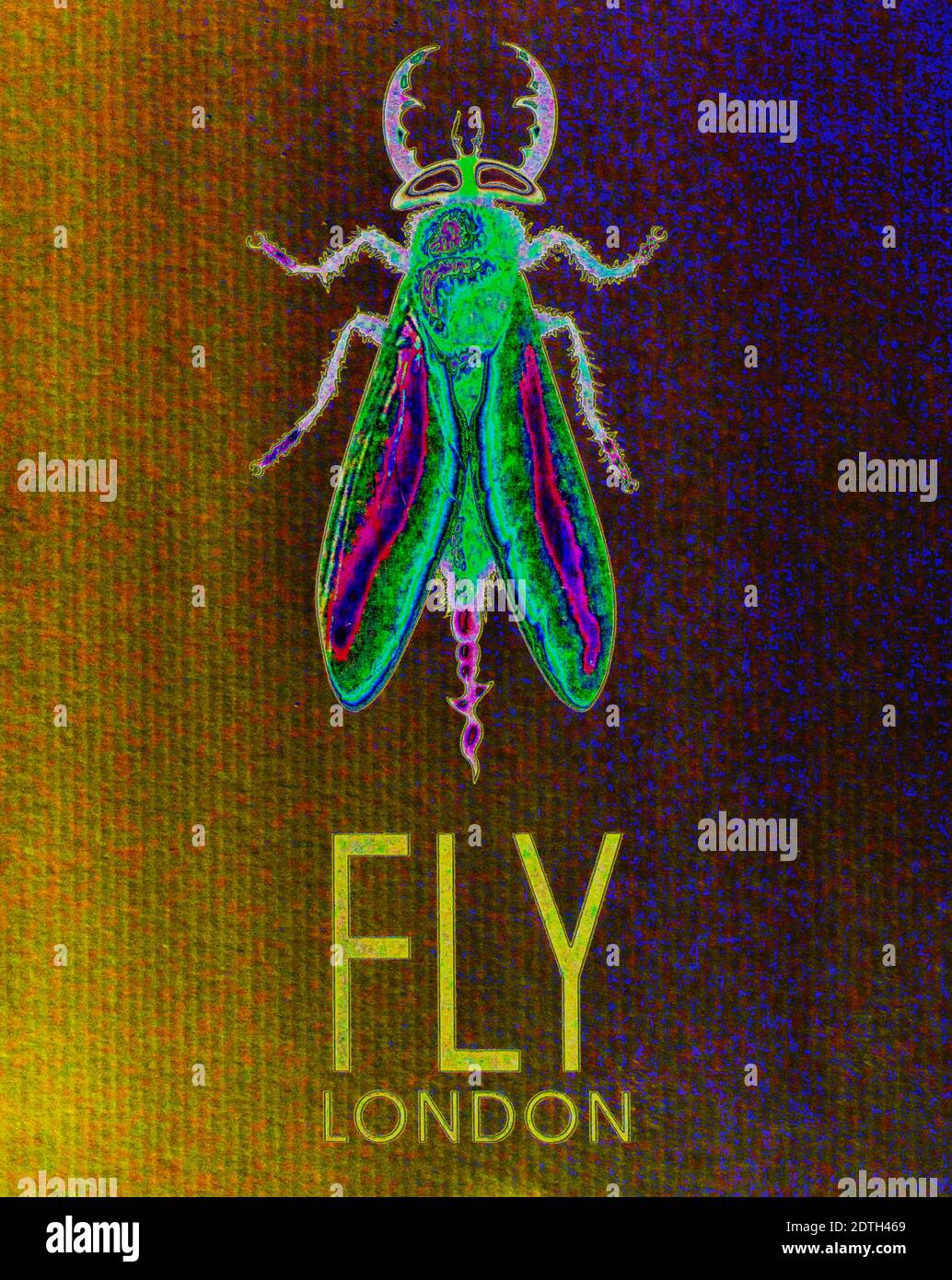Fly poster london hi-res stock photography and images - Alamy
