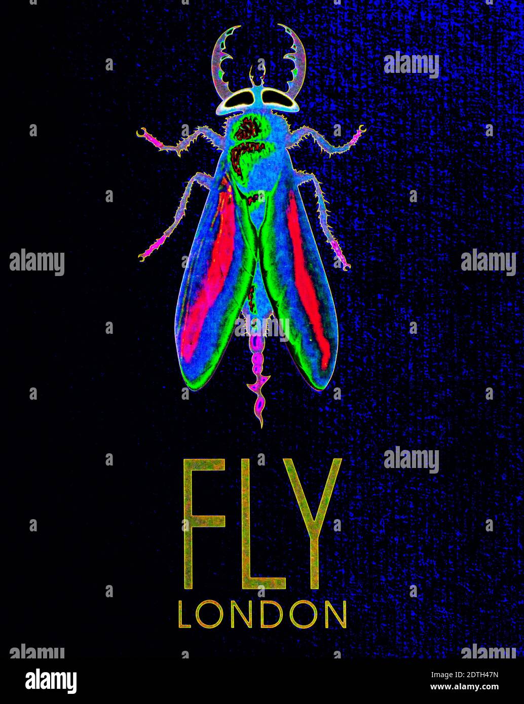 Fly of London boots advertisement Stock Photo - Alamy