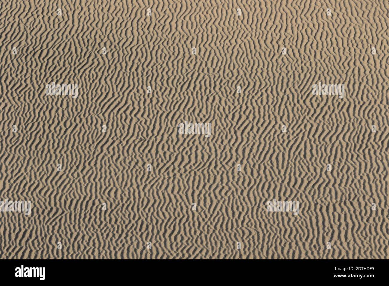Patterns in sand created by the wind, Mesquite Dunes, Death Valley ...