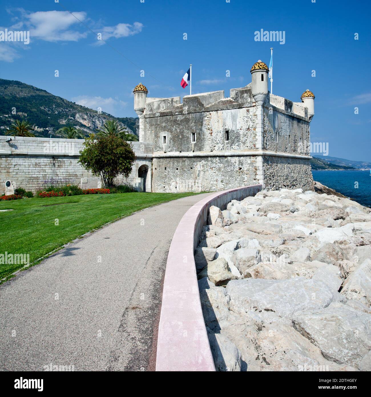 Old bastion in menton hi-res stock photography and images - Alamy