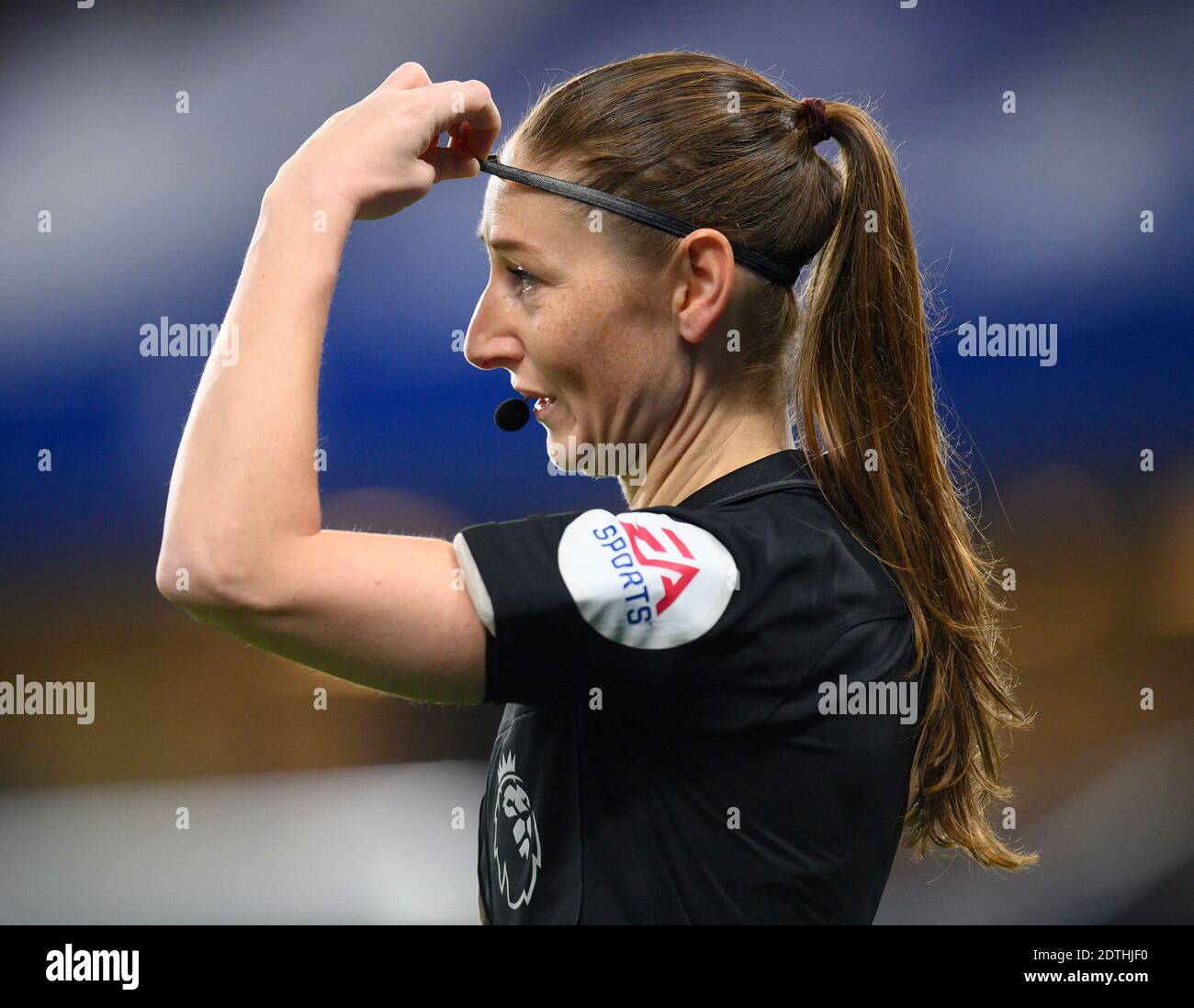 Female soccer assistant referee hi-res stock photography and images - Alamy