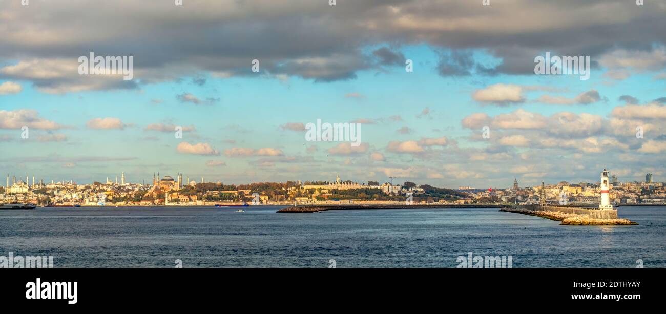 Istanbul cityscape, HDR Image Stock Photo - Alamy