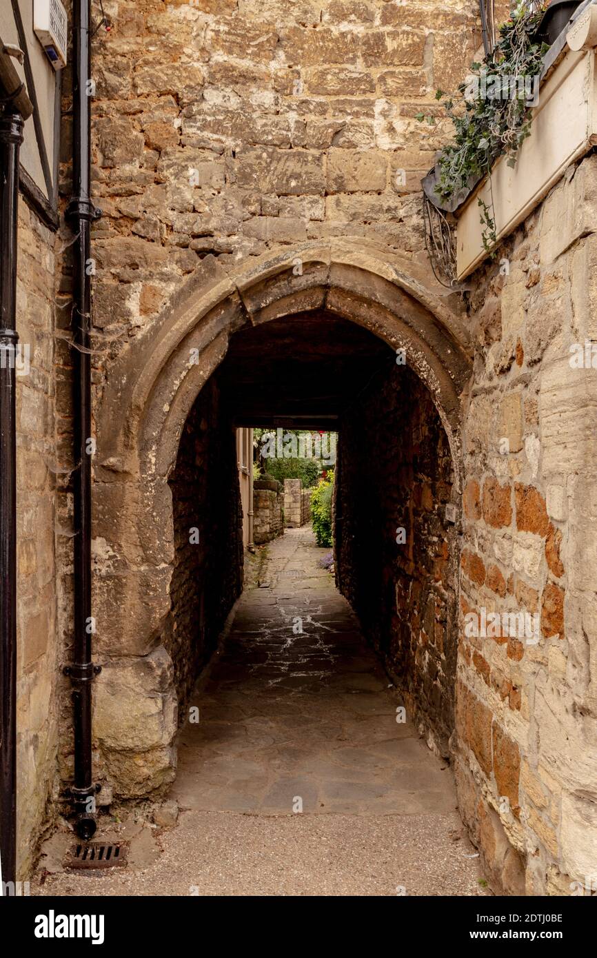 Archway Of Historic Building Stock Photo - Alamy