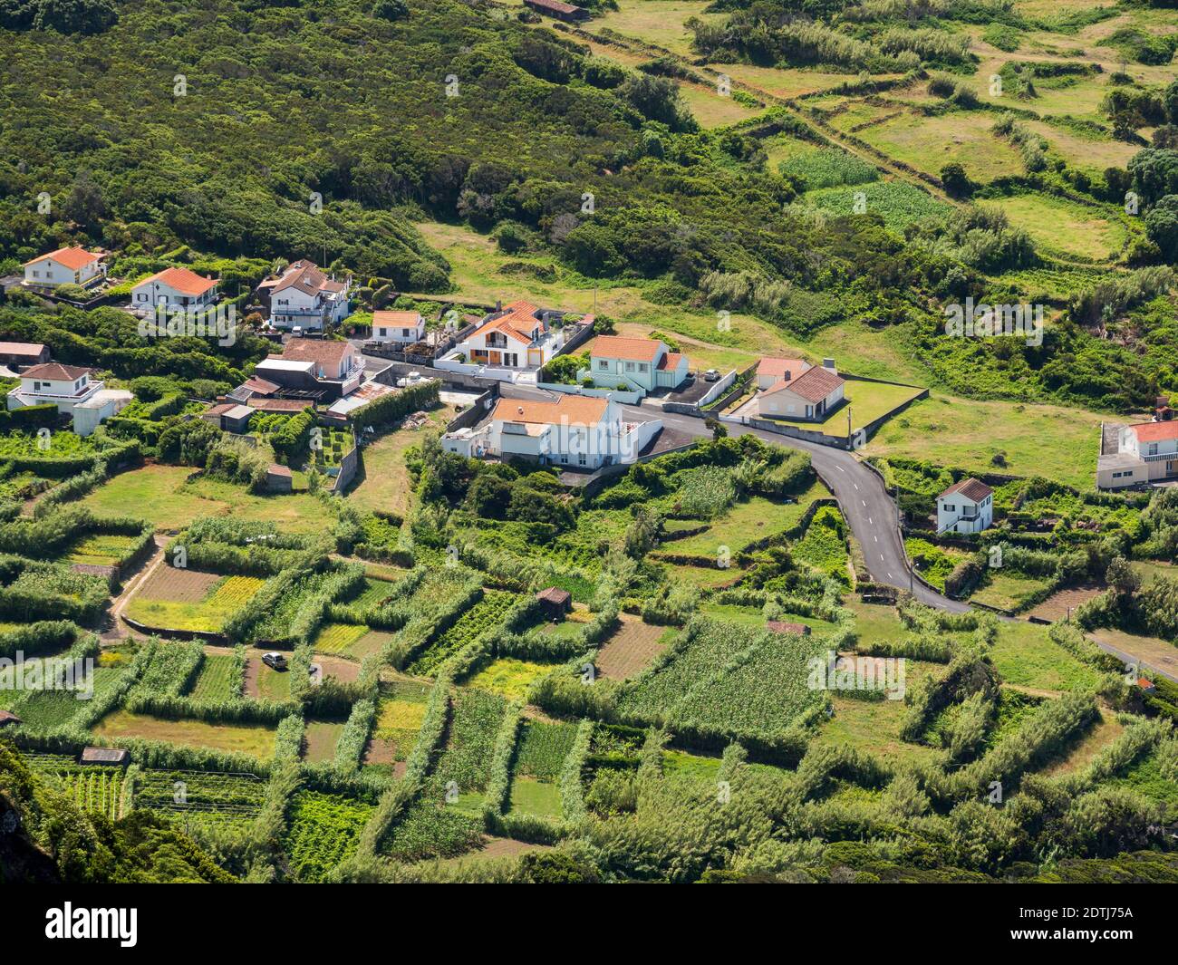 Faial Island, an island in the Azores (Ilhas dos Acores) in the ...
