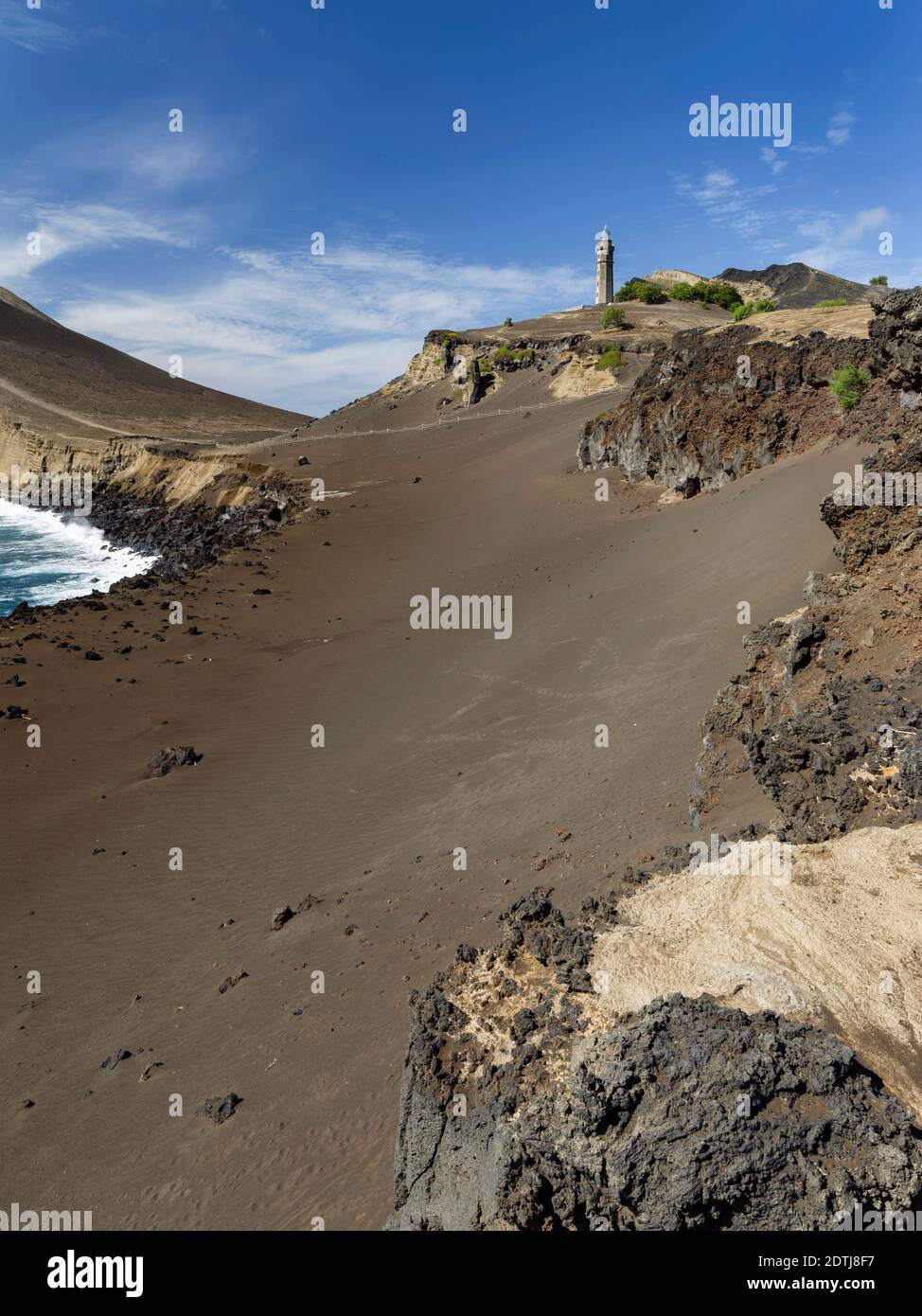 Nature Reserve Vulcao dos Capelinhos. Faial Island, an island in the ...