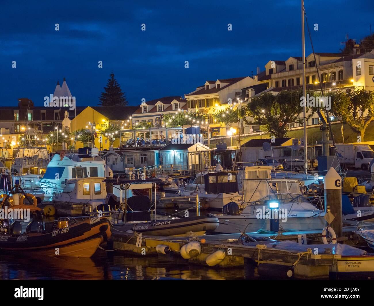 Azores faial island horta marina hi-res stock photography and images ...