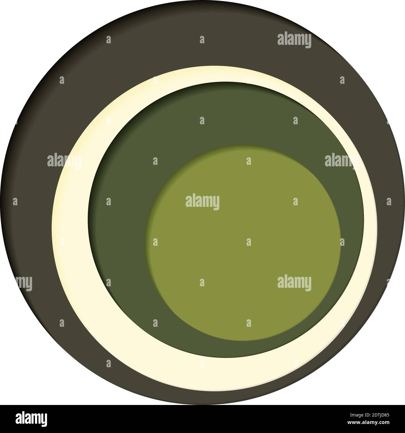 Round palette of four colors on a white background - Vector ...