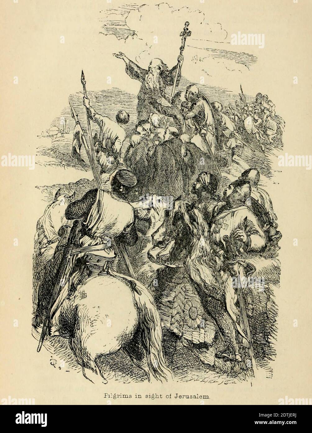 Medieval pilgrims jerusalem hi-res stock photography and images - Alamy