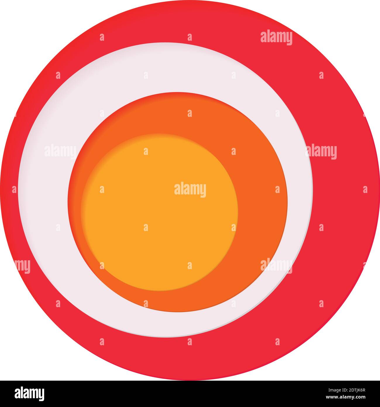 Round palette of four colors on a white background - Vector ...