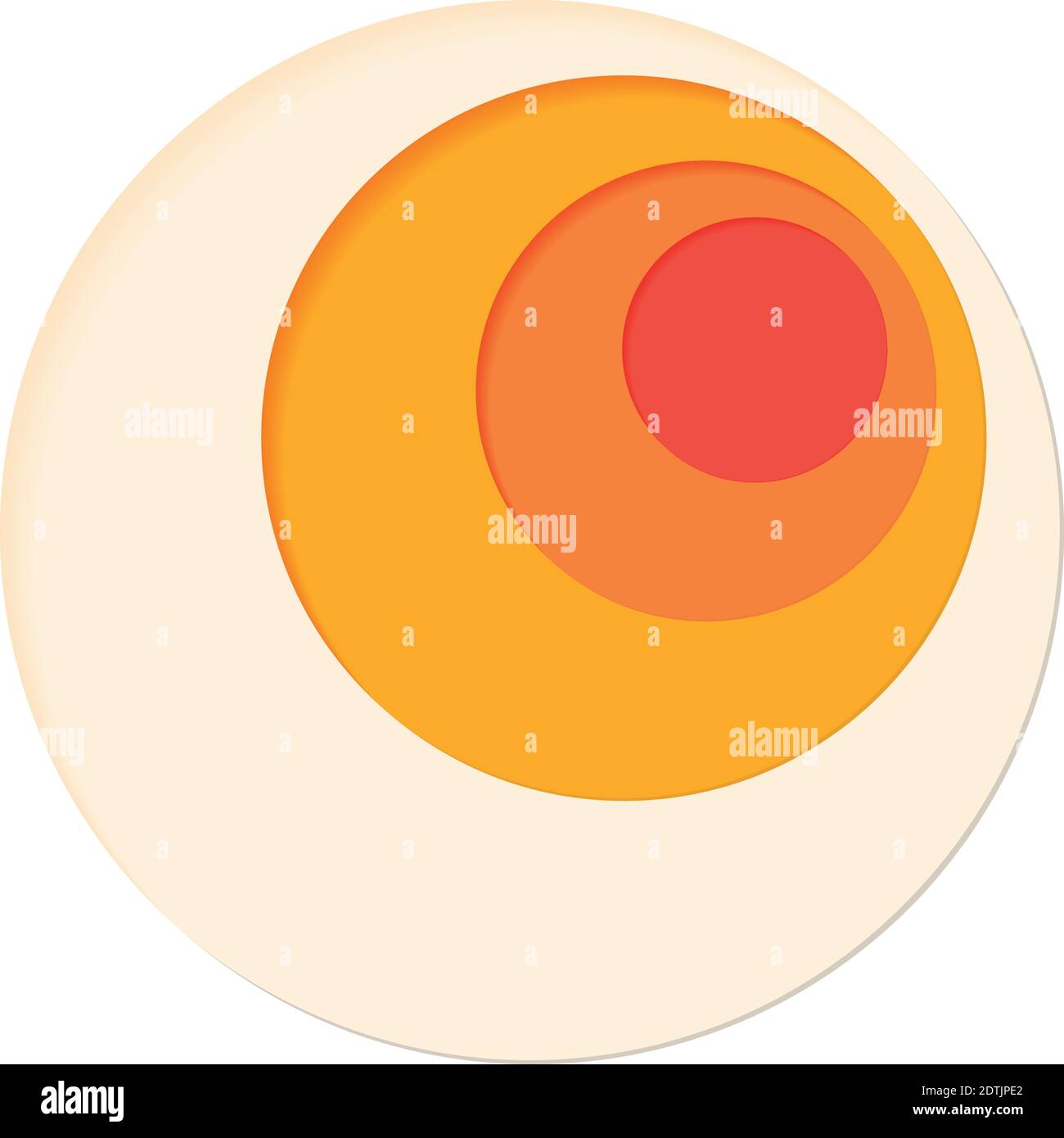 Round palette of four colors on a white background - Vector ...