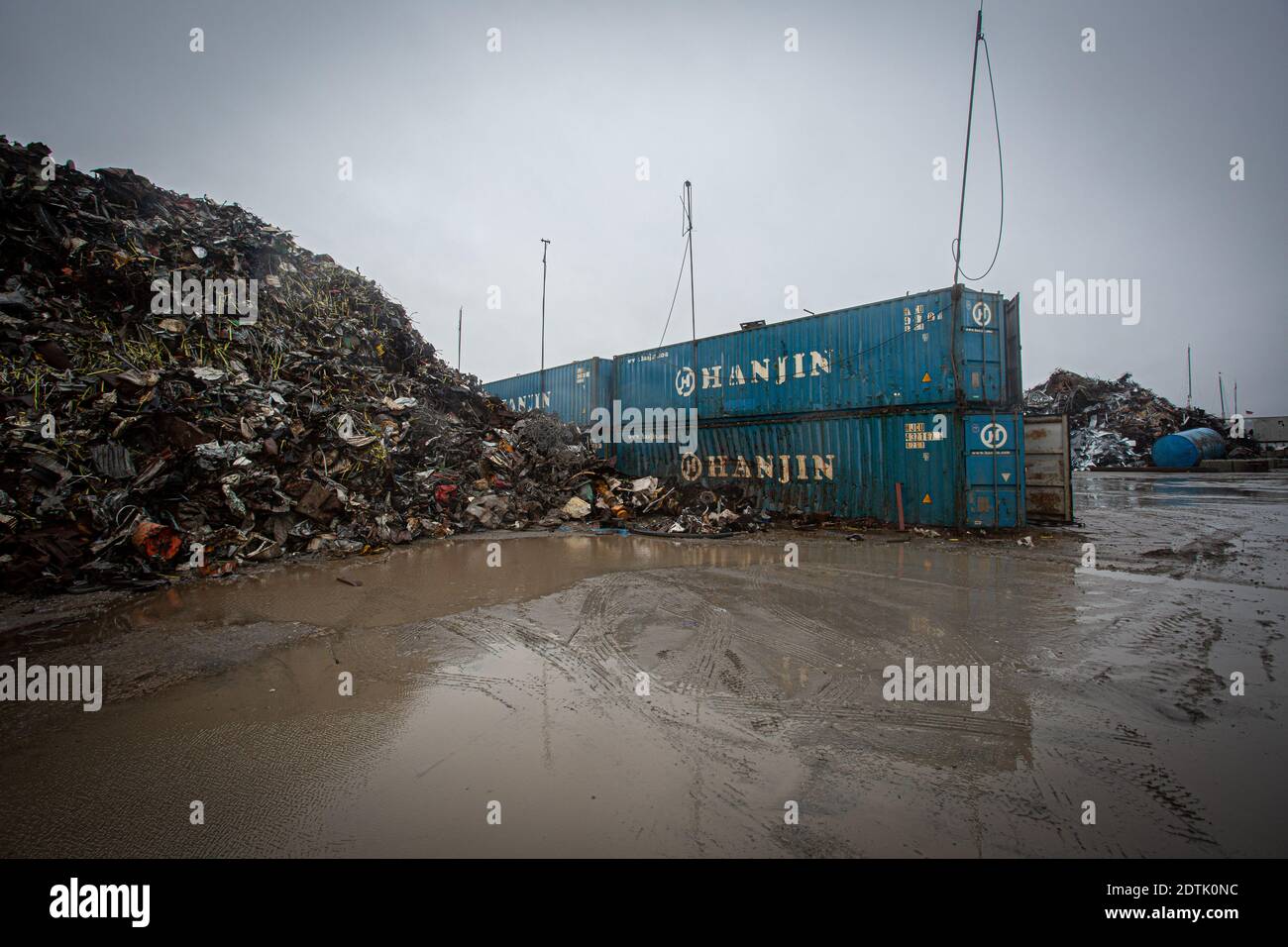 Containers on a wharf containers on a wharf hi-res stock photography ...