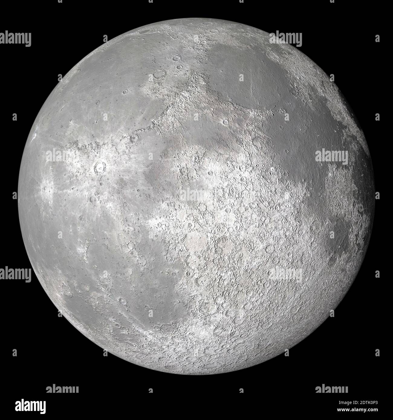 Full moon in the night sky showing crater detail Stock Photo - Alamy