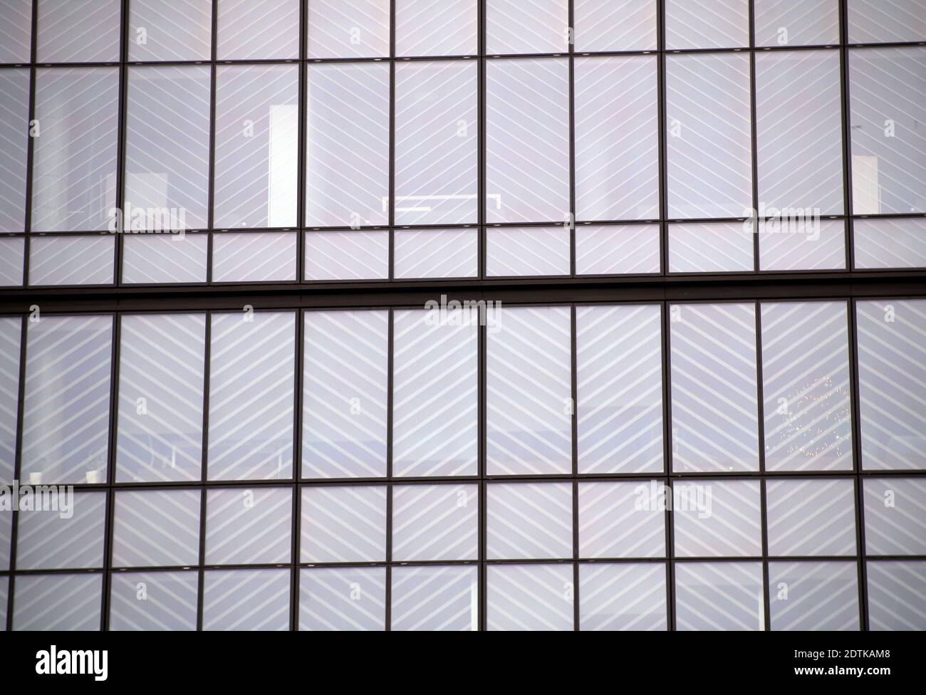 Modern architecture with window glass front. office complex, Kaunas ...