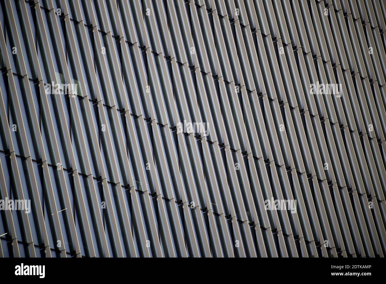 Modern architecture with window glass front. office complex, Kaunas ...