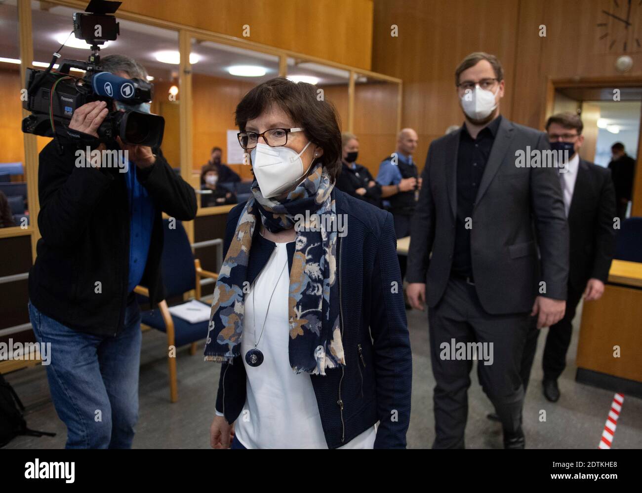 22 December 2020, Hessen, Frankfurt/Main: Irmgard Braun-Lübcke, widow of the murdered district ...