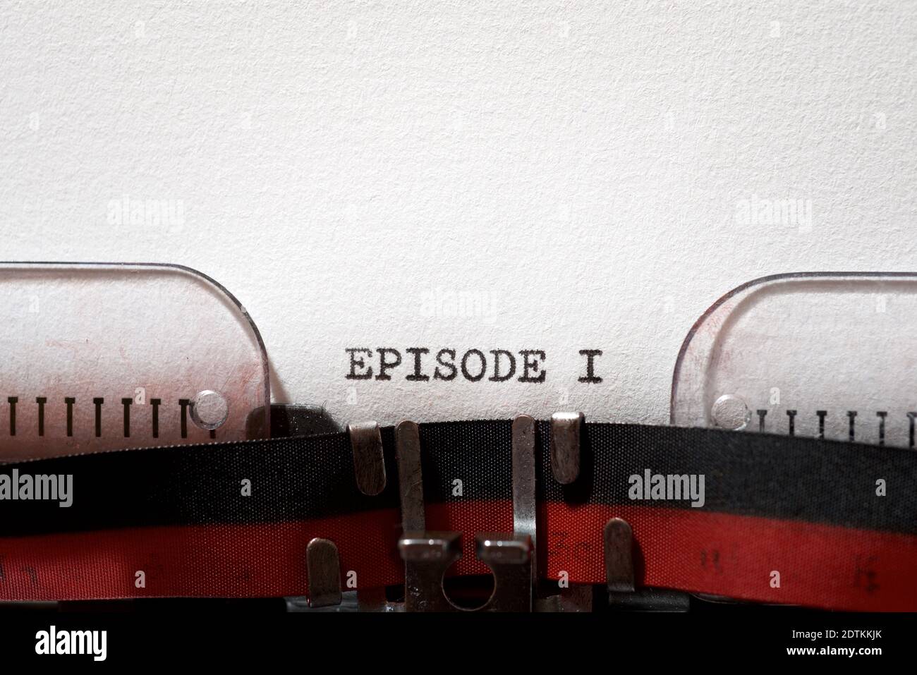 Episode I phrase written with a typewriter Stock Photo - Alamy