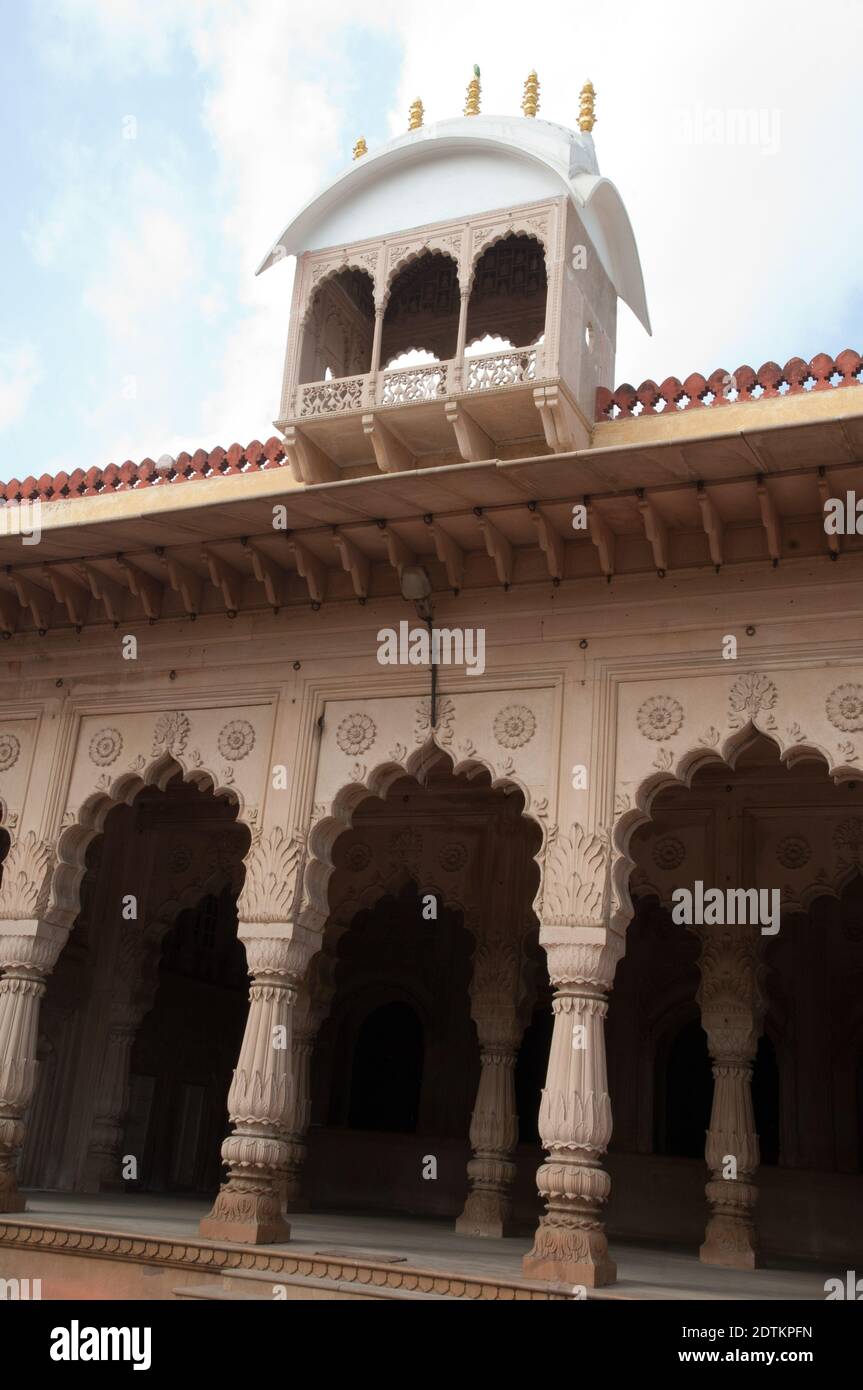 Palace inside the Lohagarh fort or iron fort. Bharatpur. Rajasthan ...