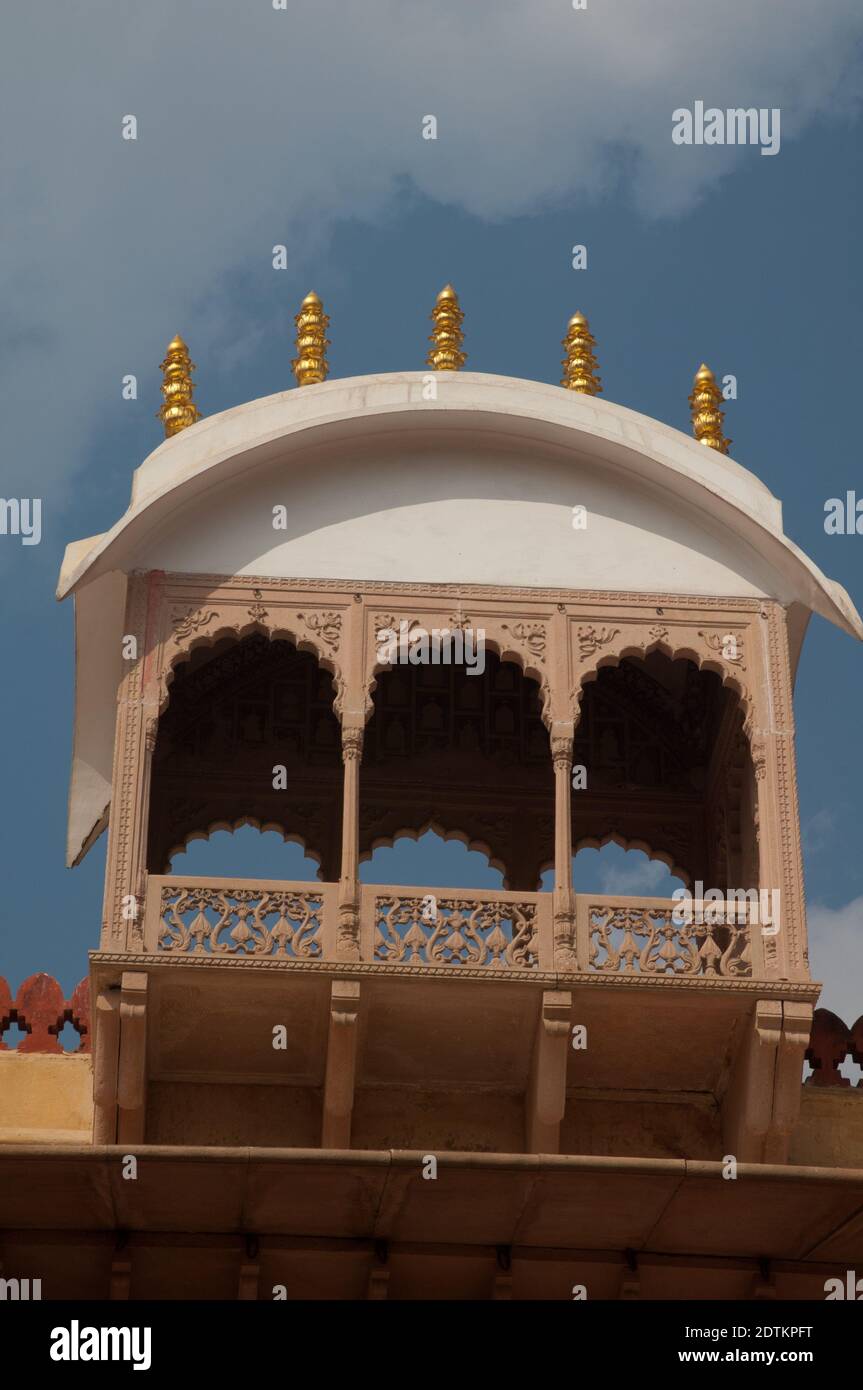 Dome of a palace inside the Lohagarh fort or iron fort. Bharatpur ...
