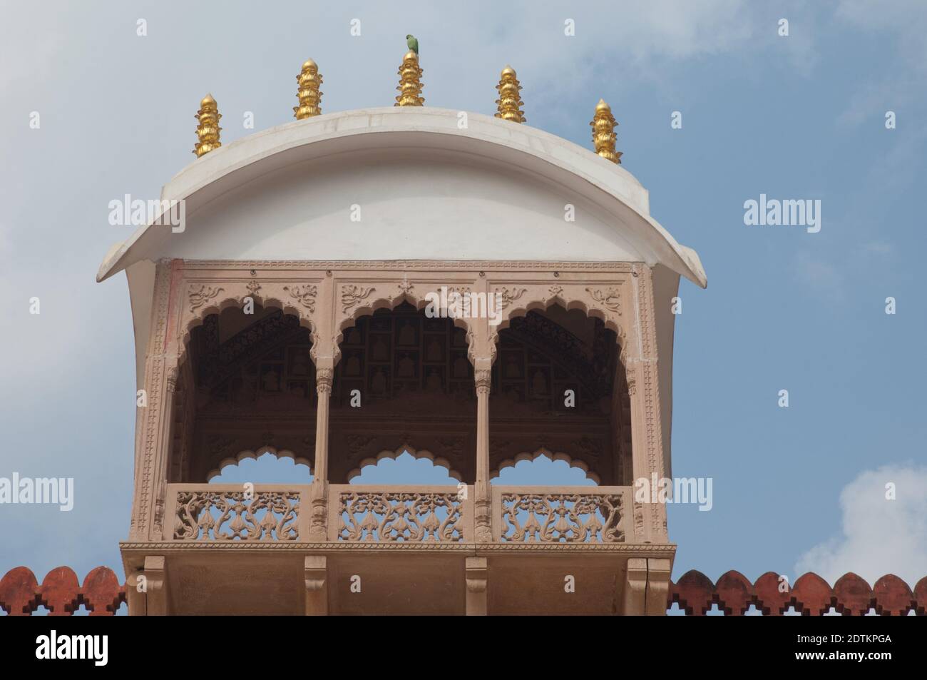 Dome of a palace inside the Lohagarh fort or iron fort. Bharatpur ...