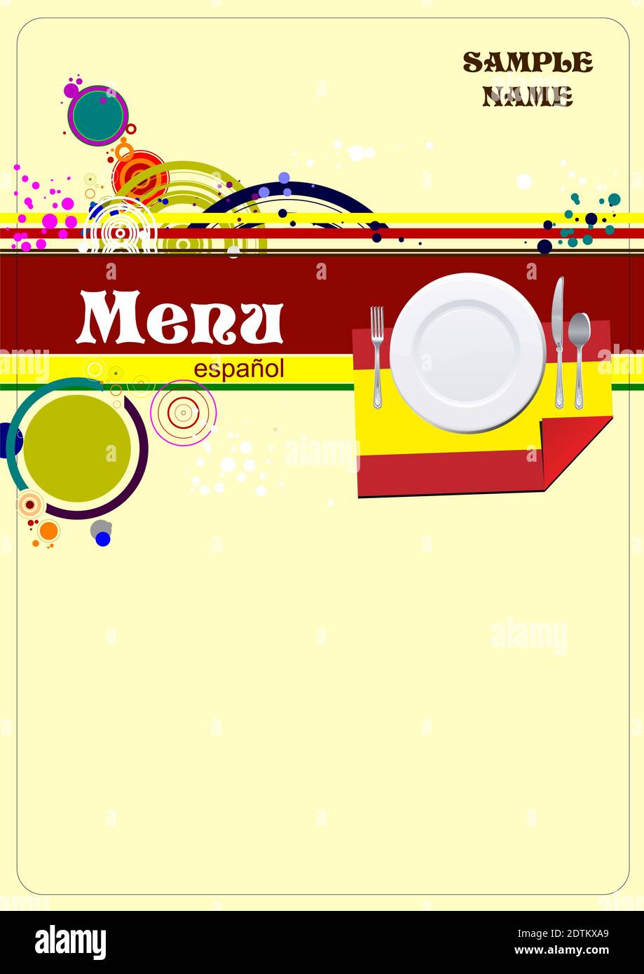 Spanish service Stock Vector Images - Alamy