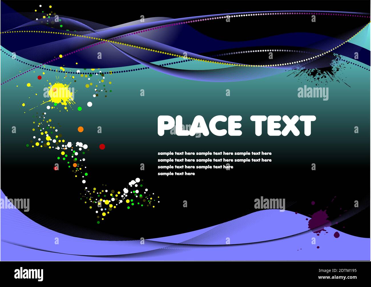 Abstract hi-tech background. Colored illustration Stock Vector Image ...