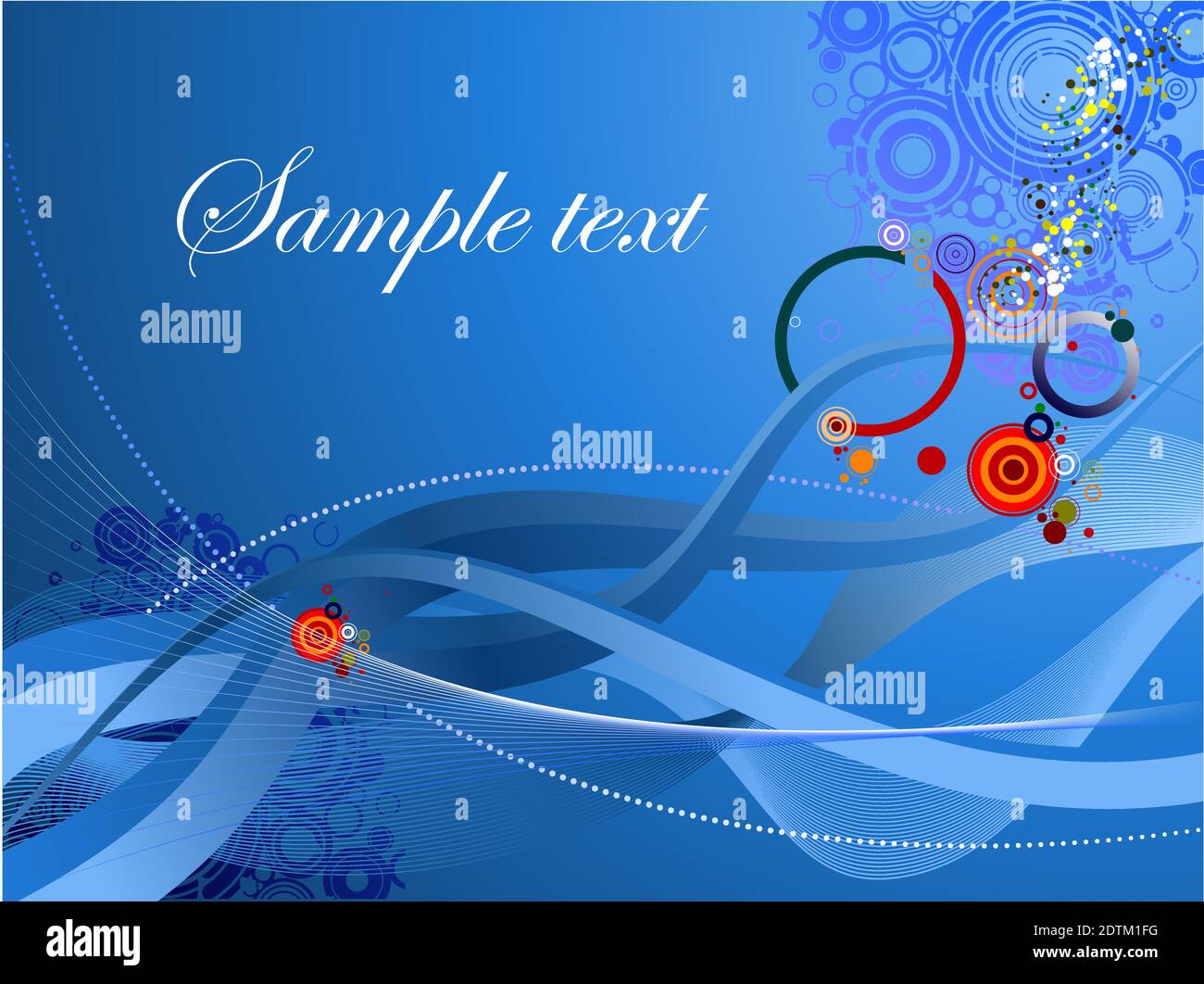 Abstract hi-tech background. Colored illustration Stock Vector Image ...