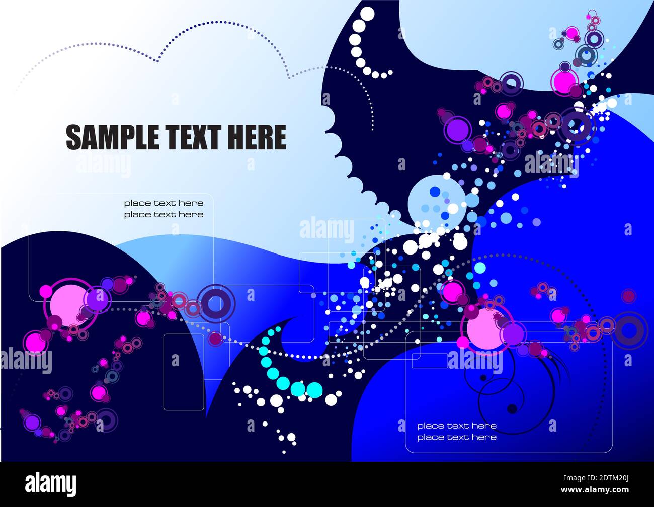 Abstract modern composition. Colored illustration Stock Vector Image ...