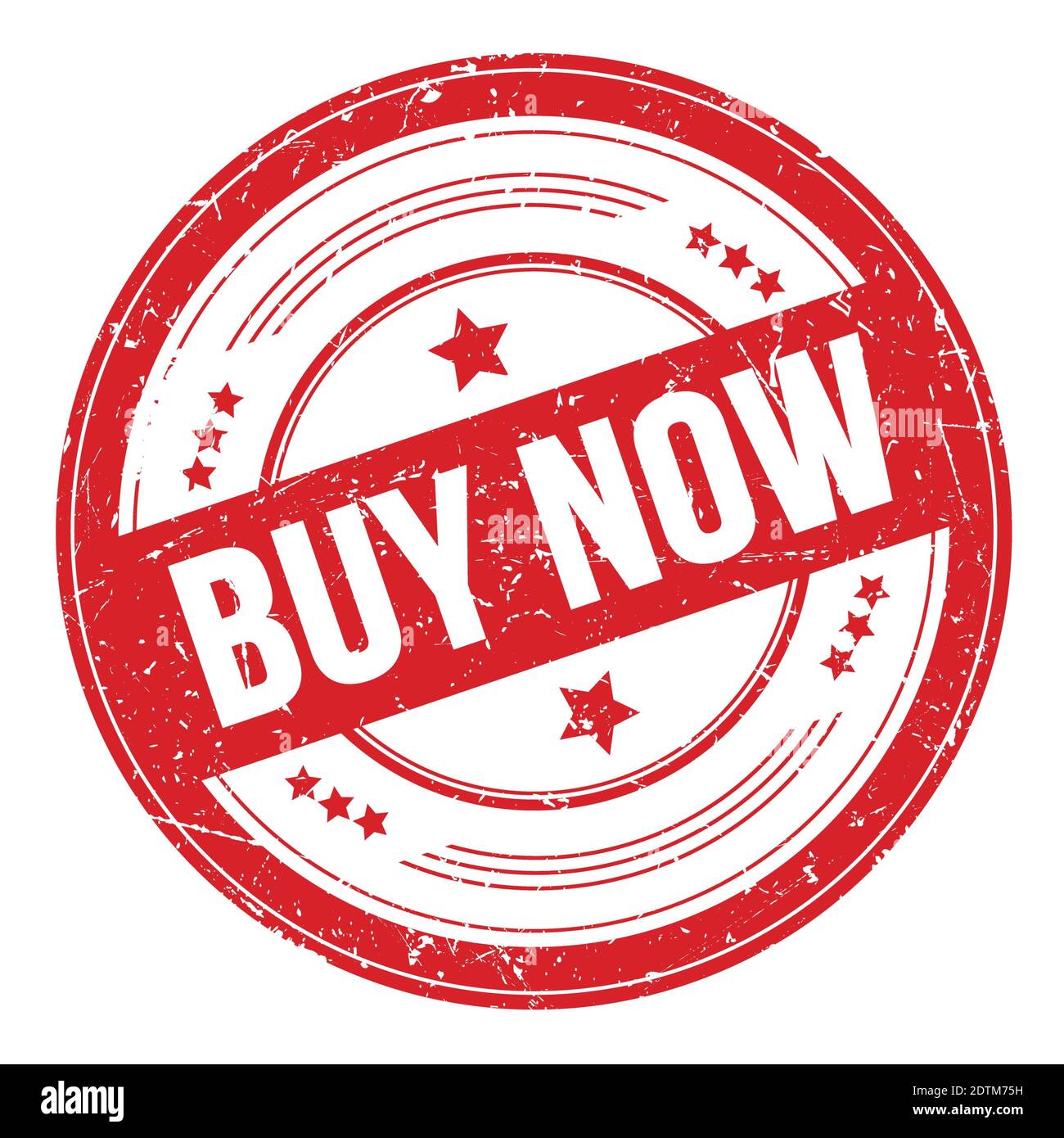 BUY NOW text on red round grungy texture stamp Stock Photo - Alamy