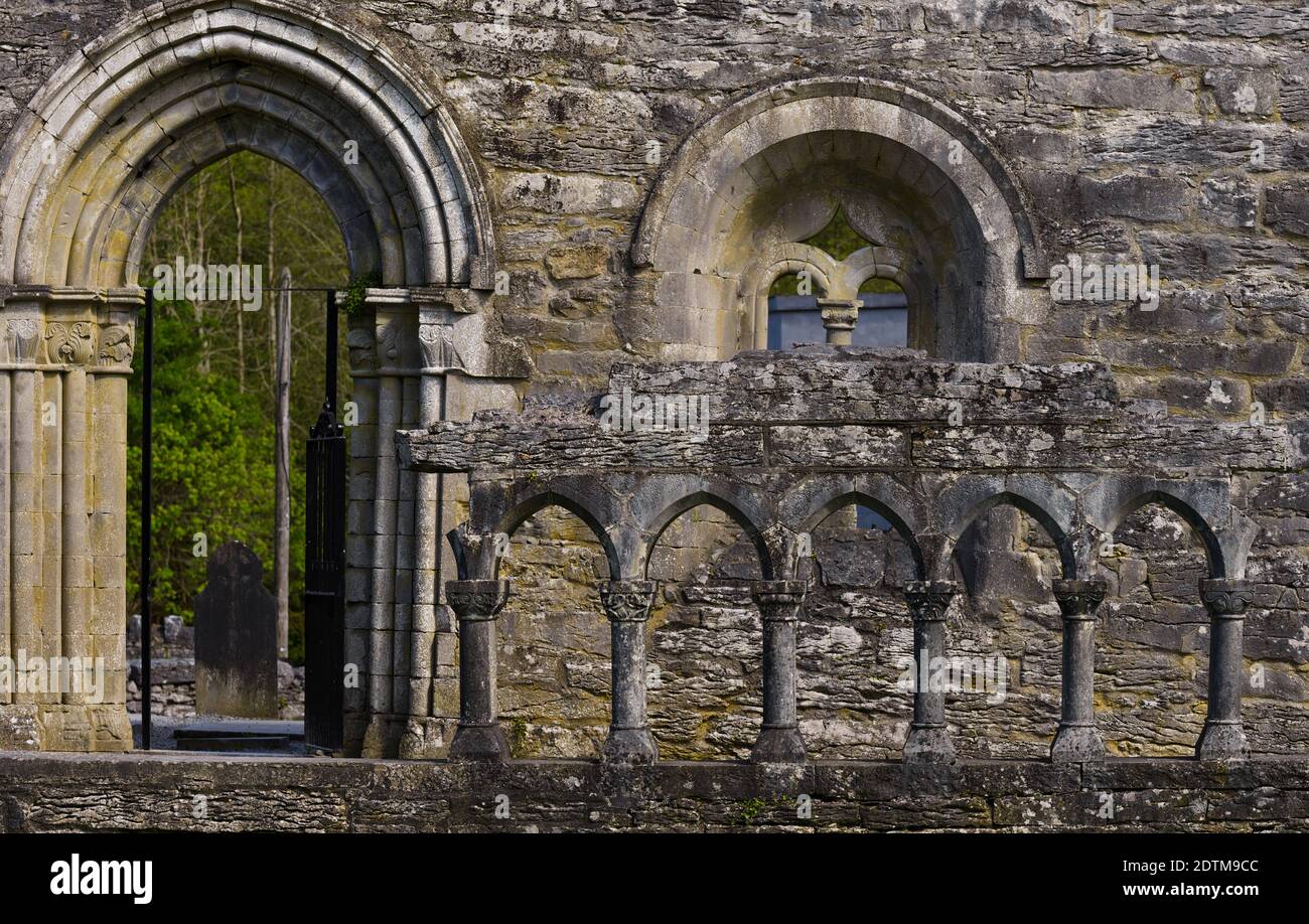 The ruins of the former Augustinian Cong Abbey is a historic site ...