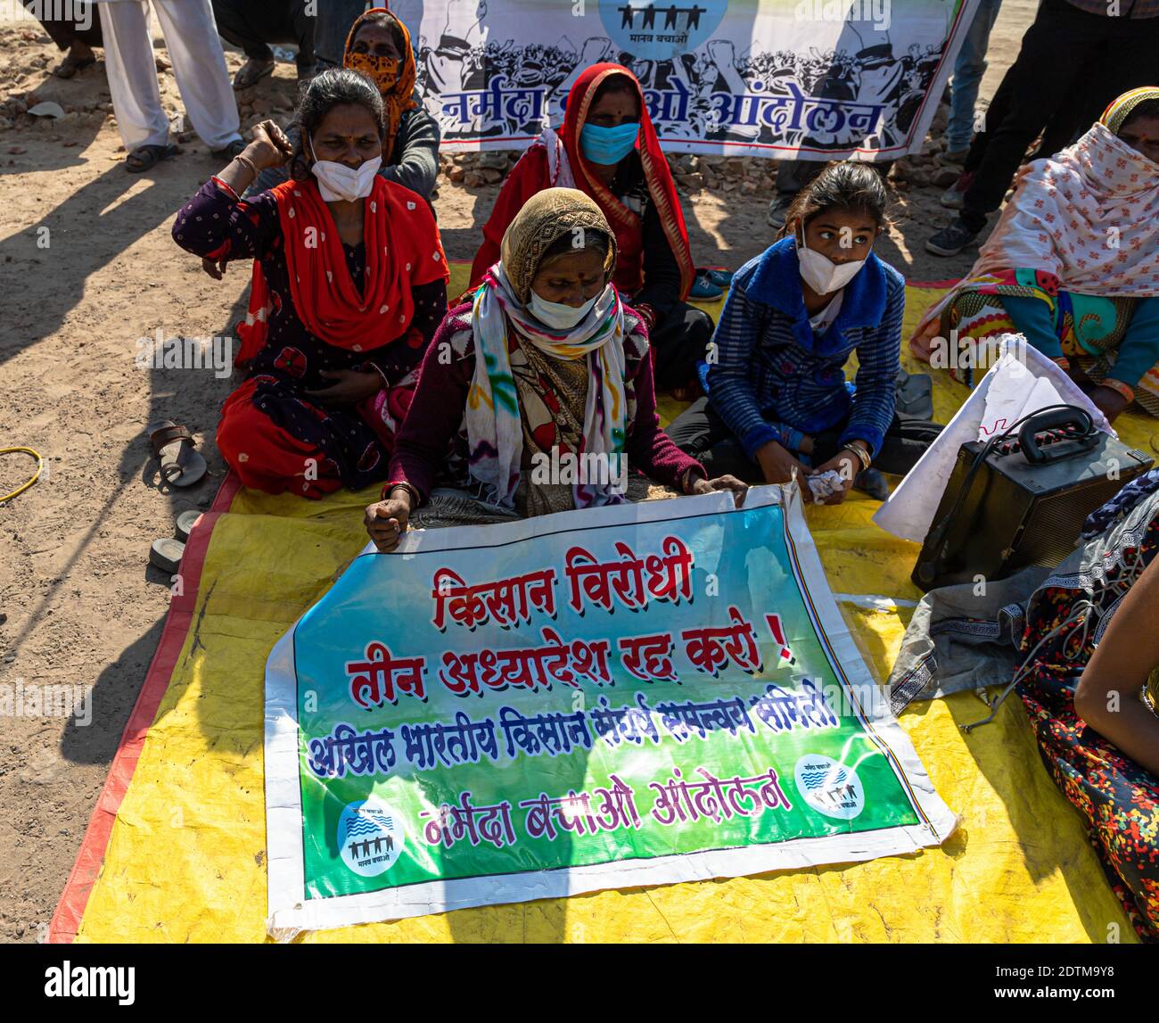 indian farmers are protesting against new farm law in india at delhi ...