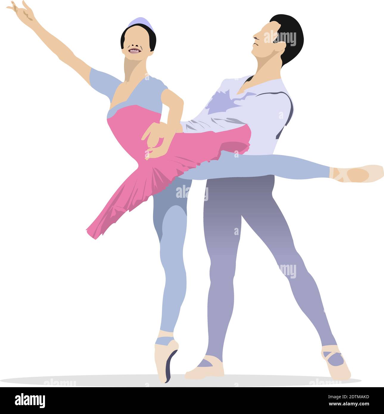 Ballet girls Stock Vector Images - Alamy