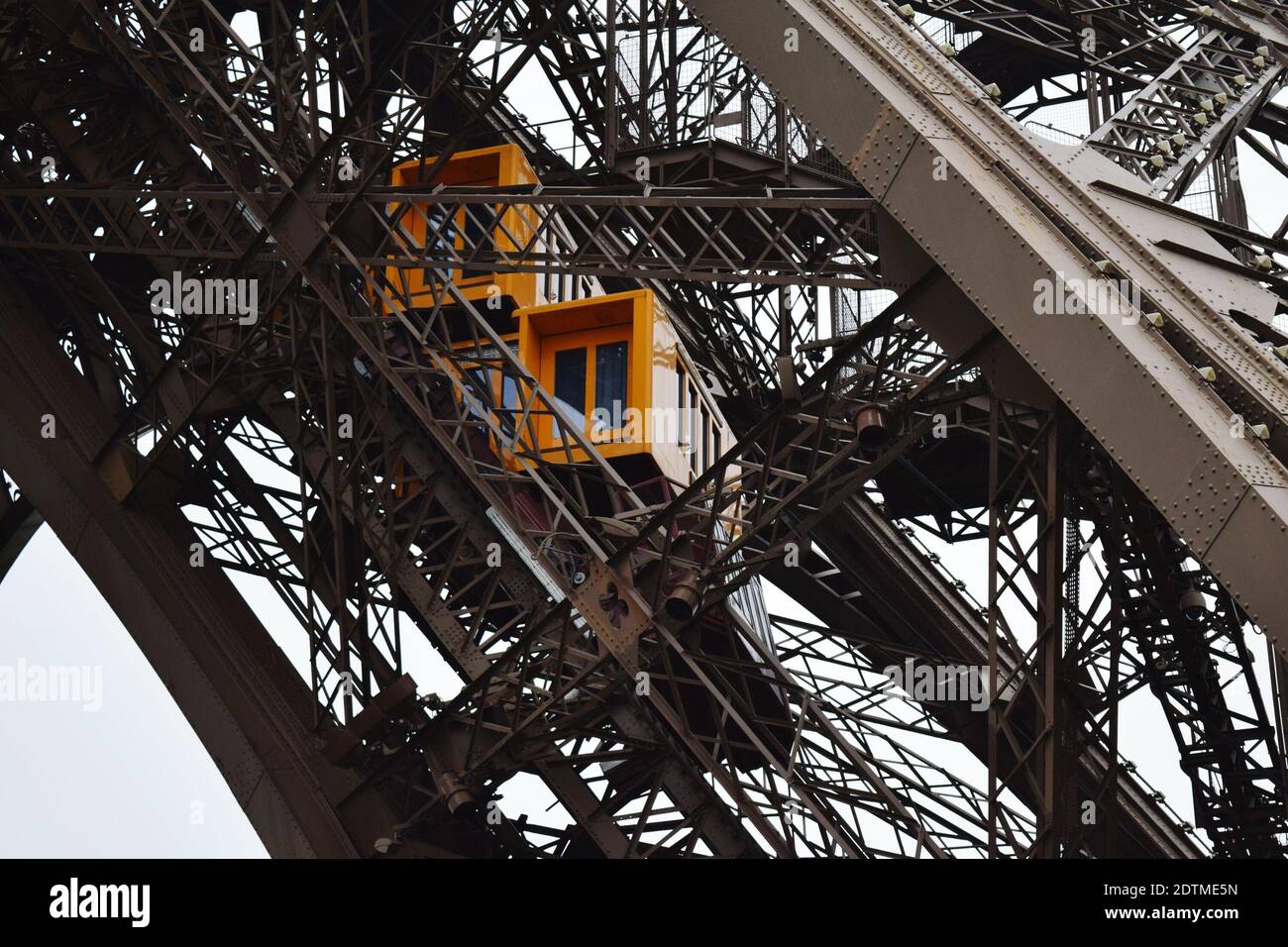 Eiffel tower elevator hi-res stock photography and images - Alamy
