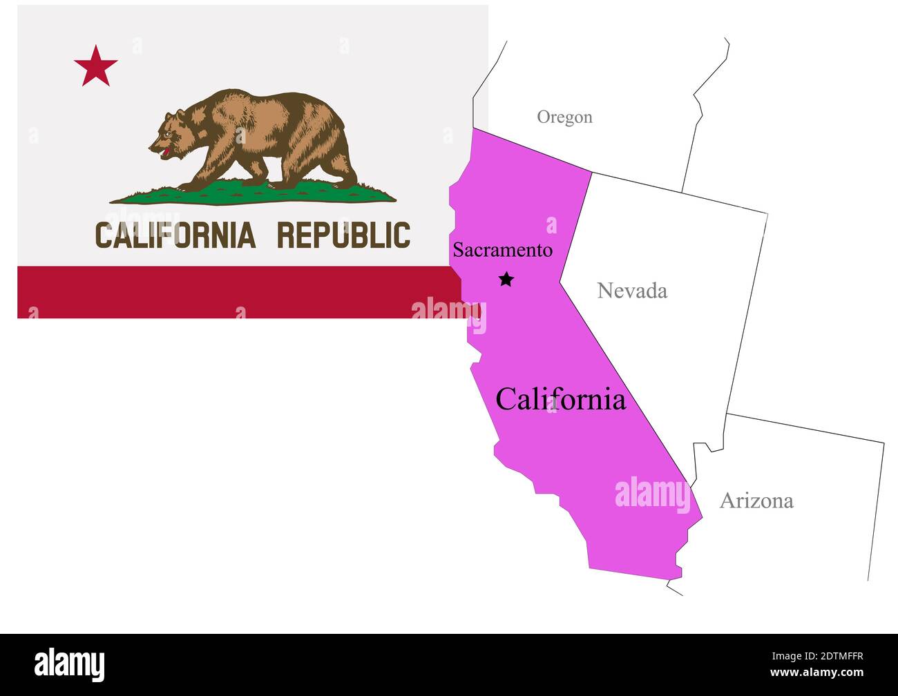 Bear Flag Revolt Map