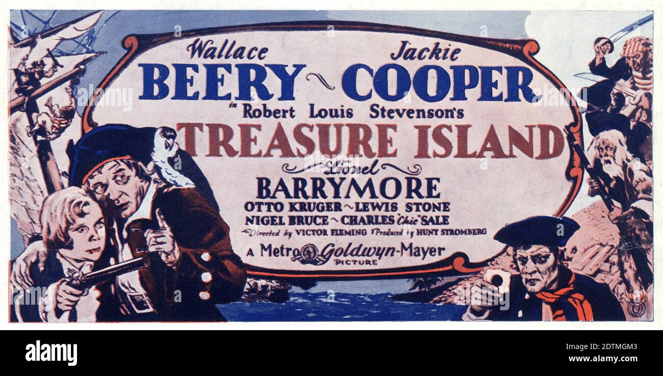 WALLACE BEERY as Long John Silver JACKIE COOPER as Jim Hawkins and ...