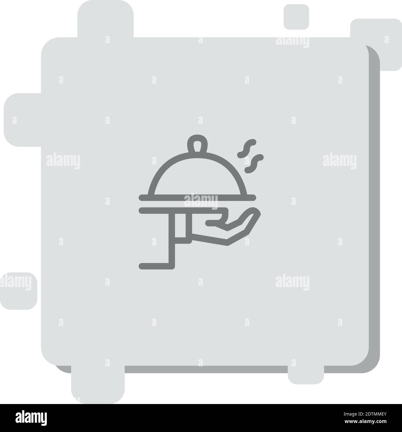 serving dish vector icon modern simple vector illustration Stock Vector ...