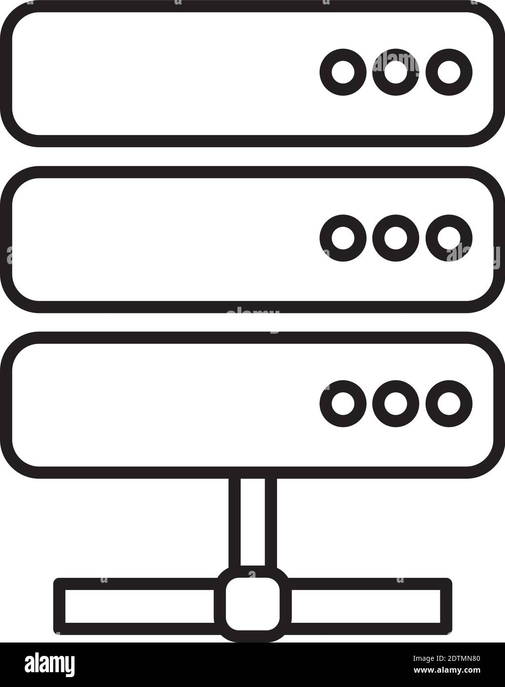 data center server line style icon Stock Vector Image & Art - Alamy
