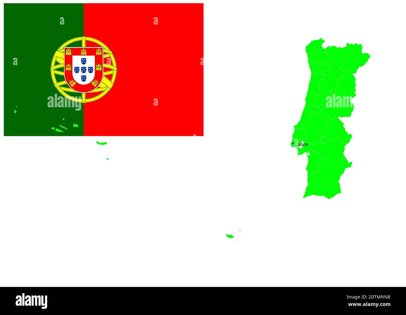Map portugal sign silhouette Stock Vector Images - Alamy