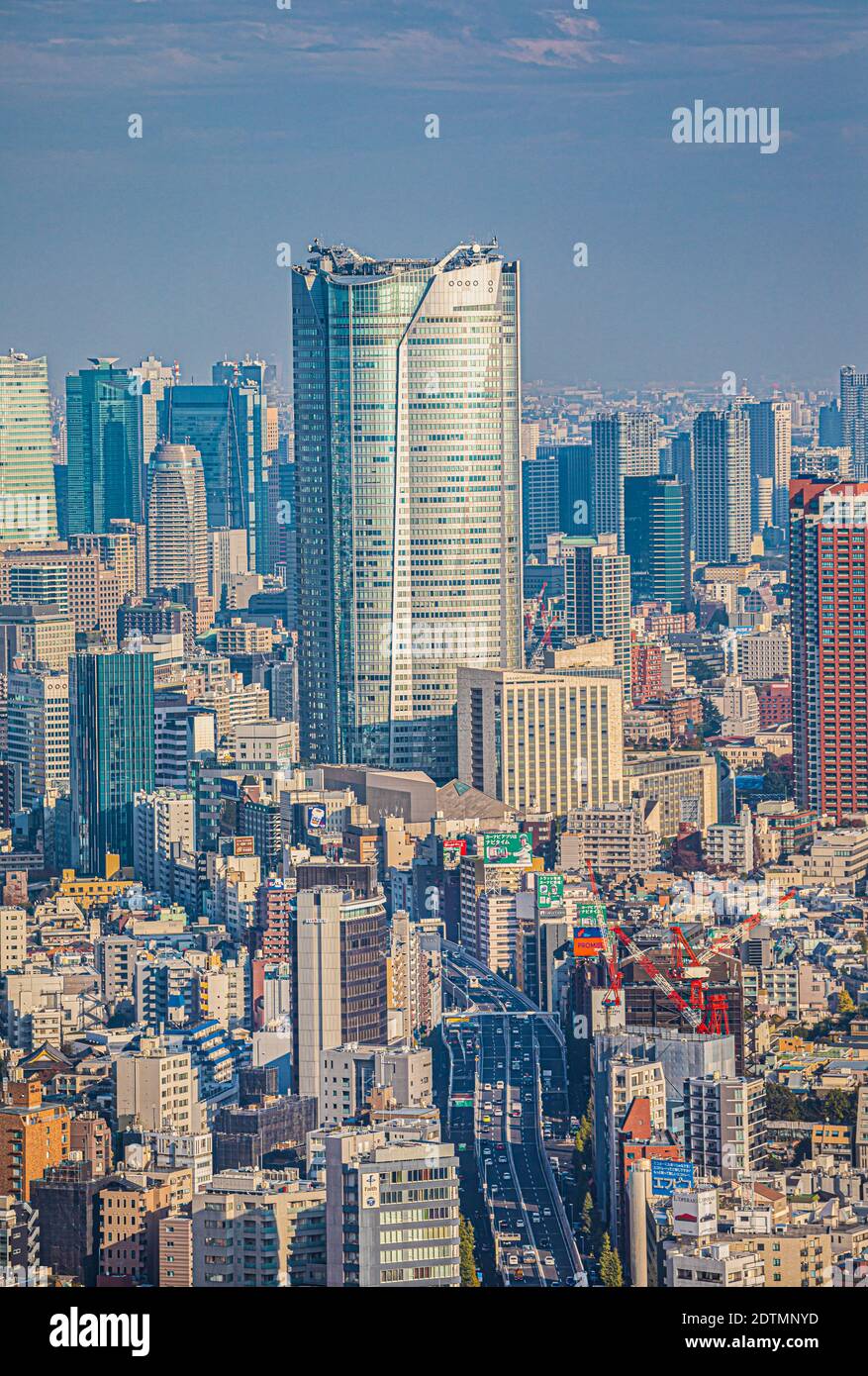 Japan, Tokyo City, Roppongi Avenue and Roppongi Hills Building Stock ...