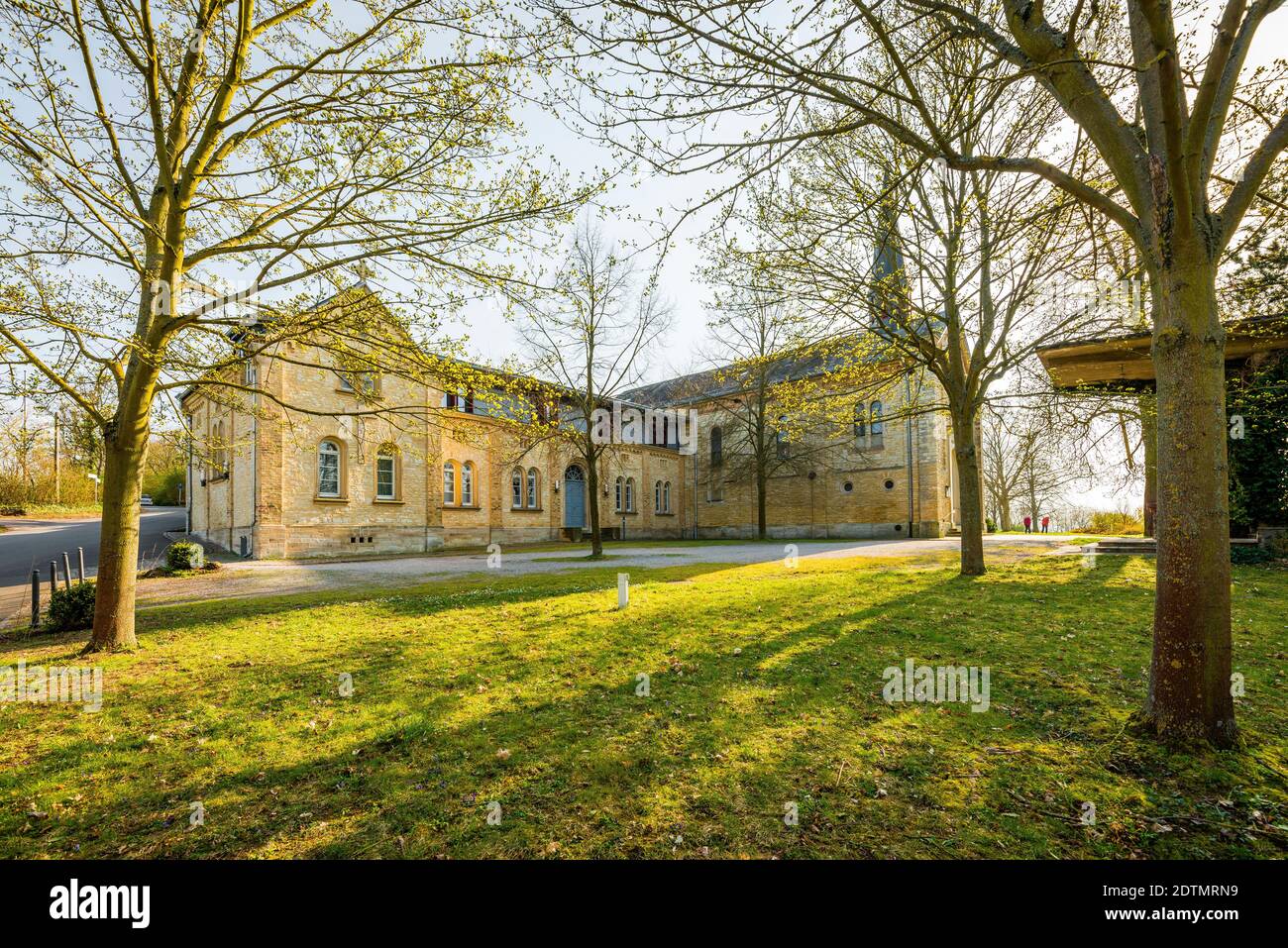 Jakobsberg Abbey, near Ockenheim, Benedictine cultural center in the ...